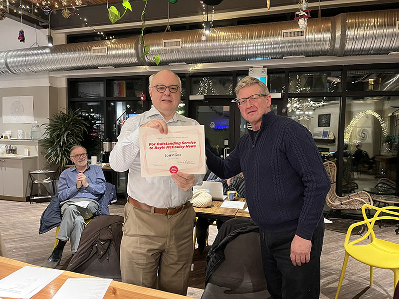 John Gee: 2023 Spotowski Award Recipient – Boyle McCauley News