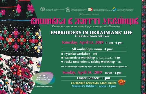 “Embroidery in Ukrainians’ Life” Exhibit at Ukrainian National ...